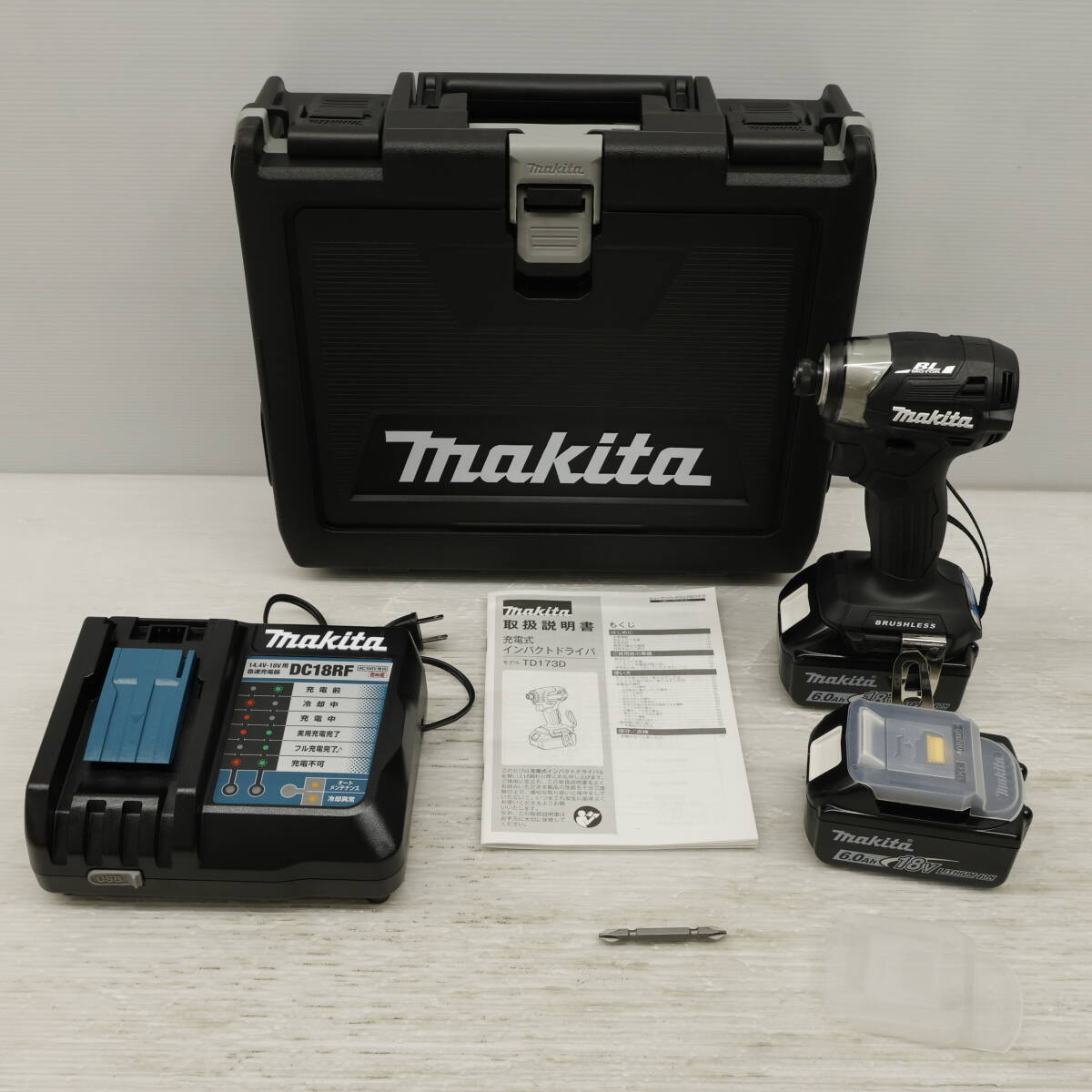 Yahoo!オークション - KB77 makita 充電式インパクトドライバ TD173DRG...