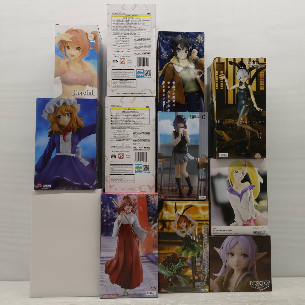 Yahoo!オークション - 玩Y52 フィギュア 【120】12点まとめプライズ フ...