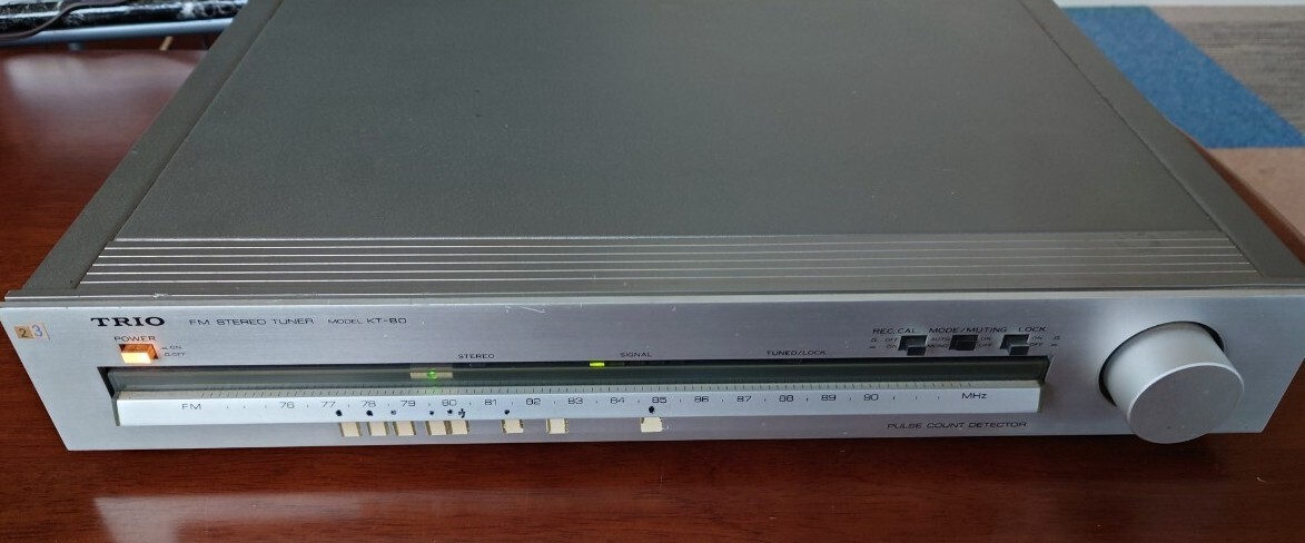 Yahoo!オークション - TRIO KT-80 FMステレオチューナー