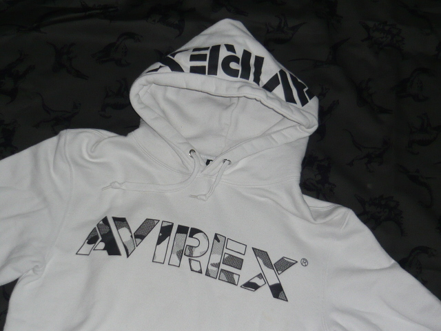 Yahoo!オークション - アヴィレックスAVIREX Mサイズ 裏起毛パーカー ...