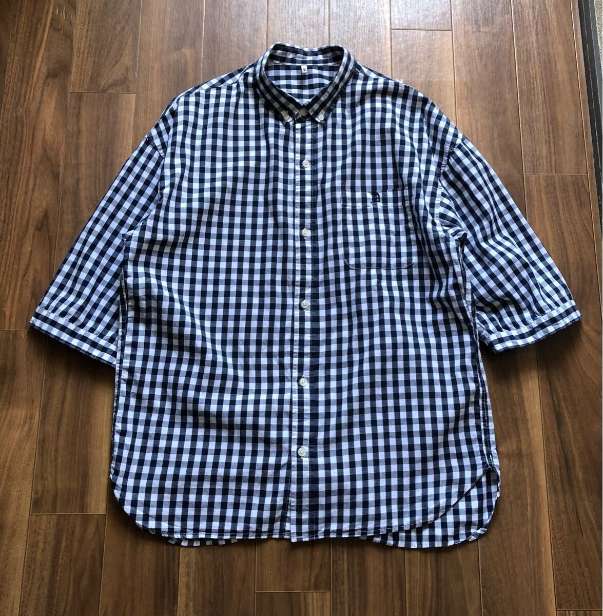 The DUFFER of ST.GEORGE 3Q CHECKERED SHIRT：ギンガムチェック 5分袖 シャツ M(その他の袖丈)｜売買されたオークション情報、yahooの商品情報を ...