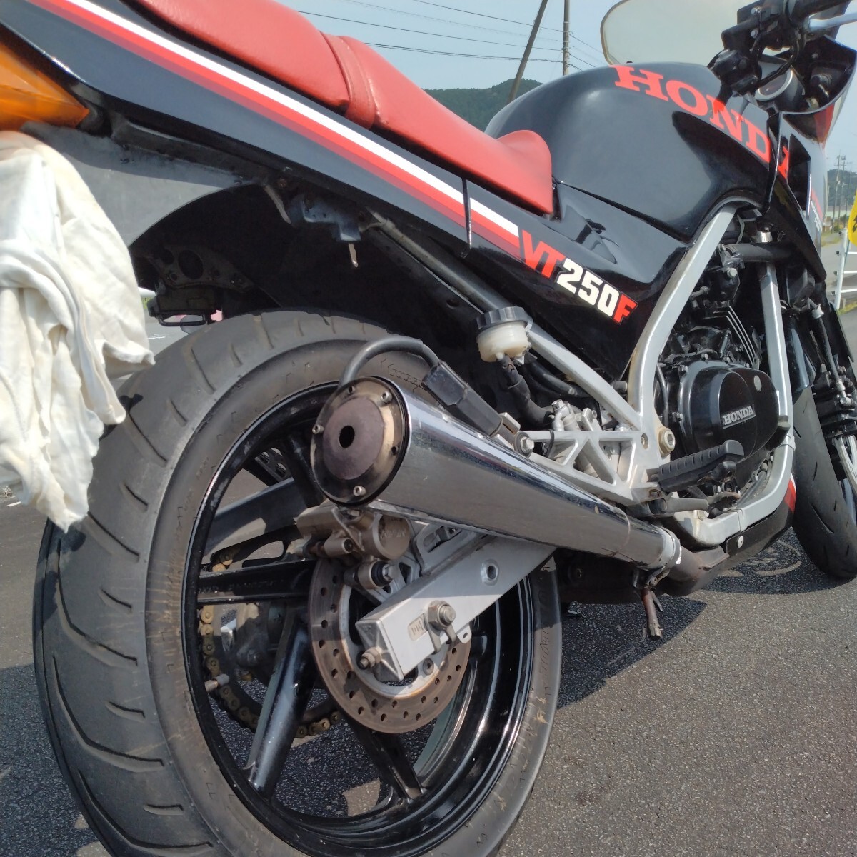 Yahoo!オークション - 高知県発 VT250F カスタム多数 低走行 動...