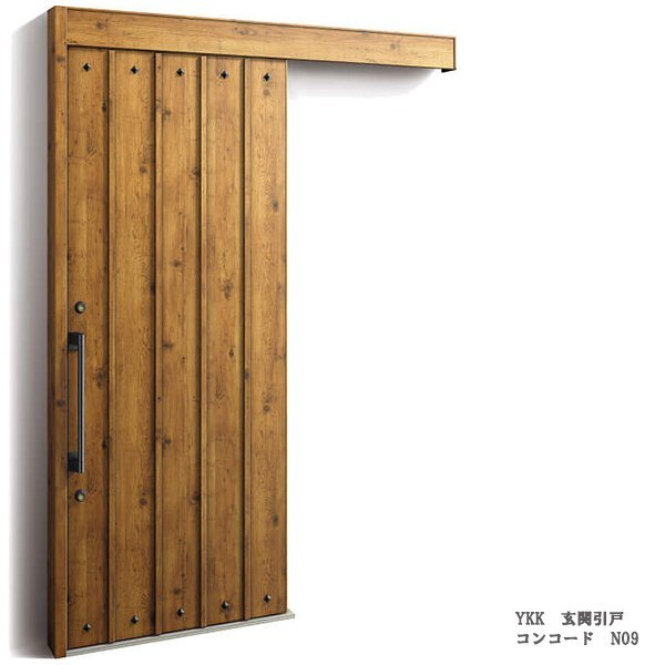 Yahoo!オークション - アルミサッシ YKK 玄関引戸 コンコード 外引込タ...