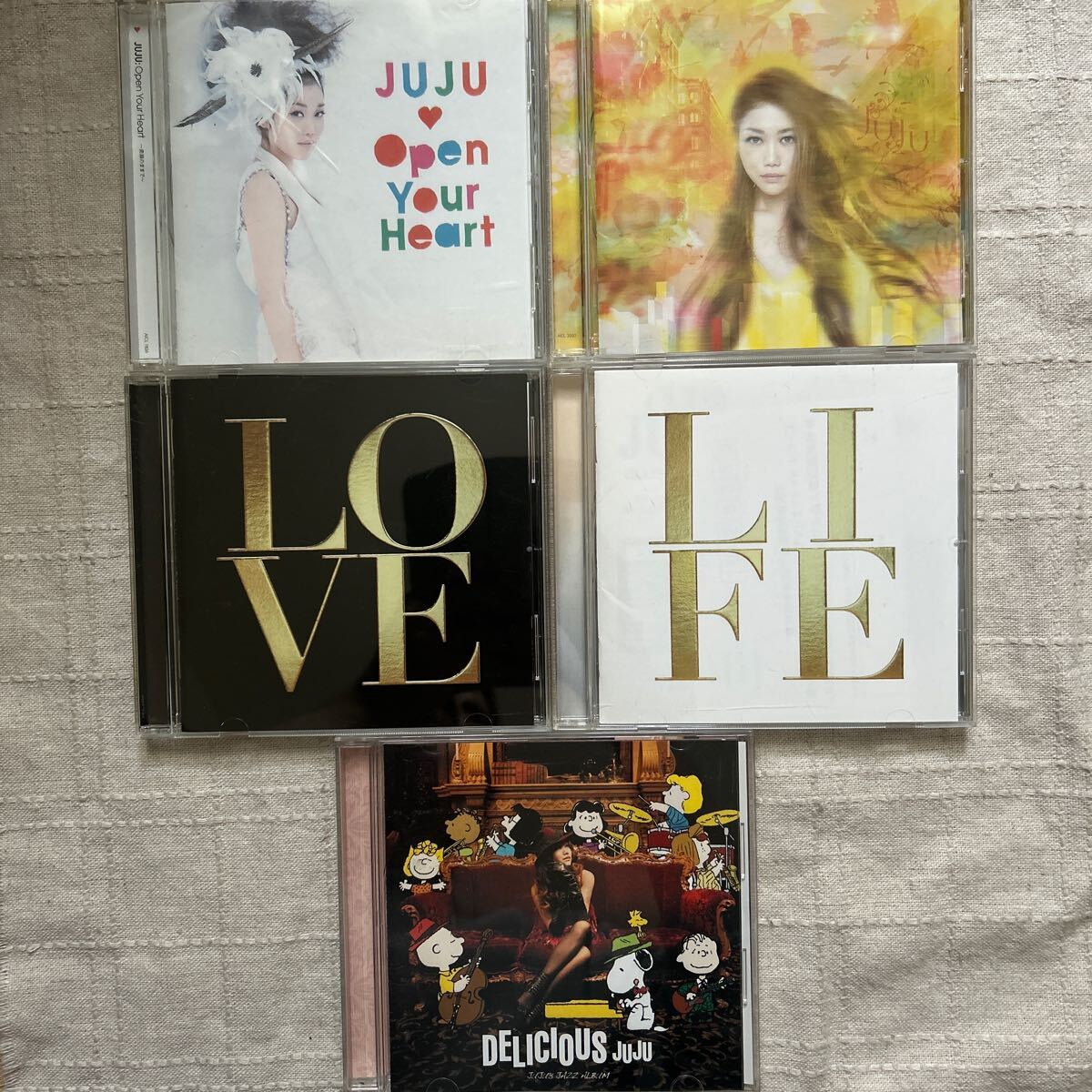 Yahoo!オークション - JUJU CD5枚セット Open Your Heart/JUJU/DELICIO...