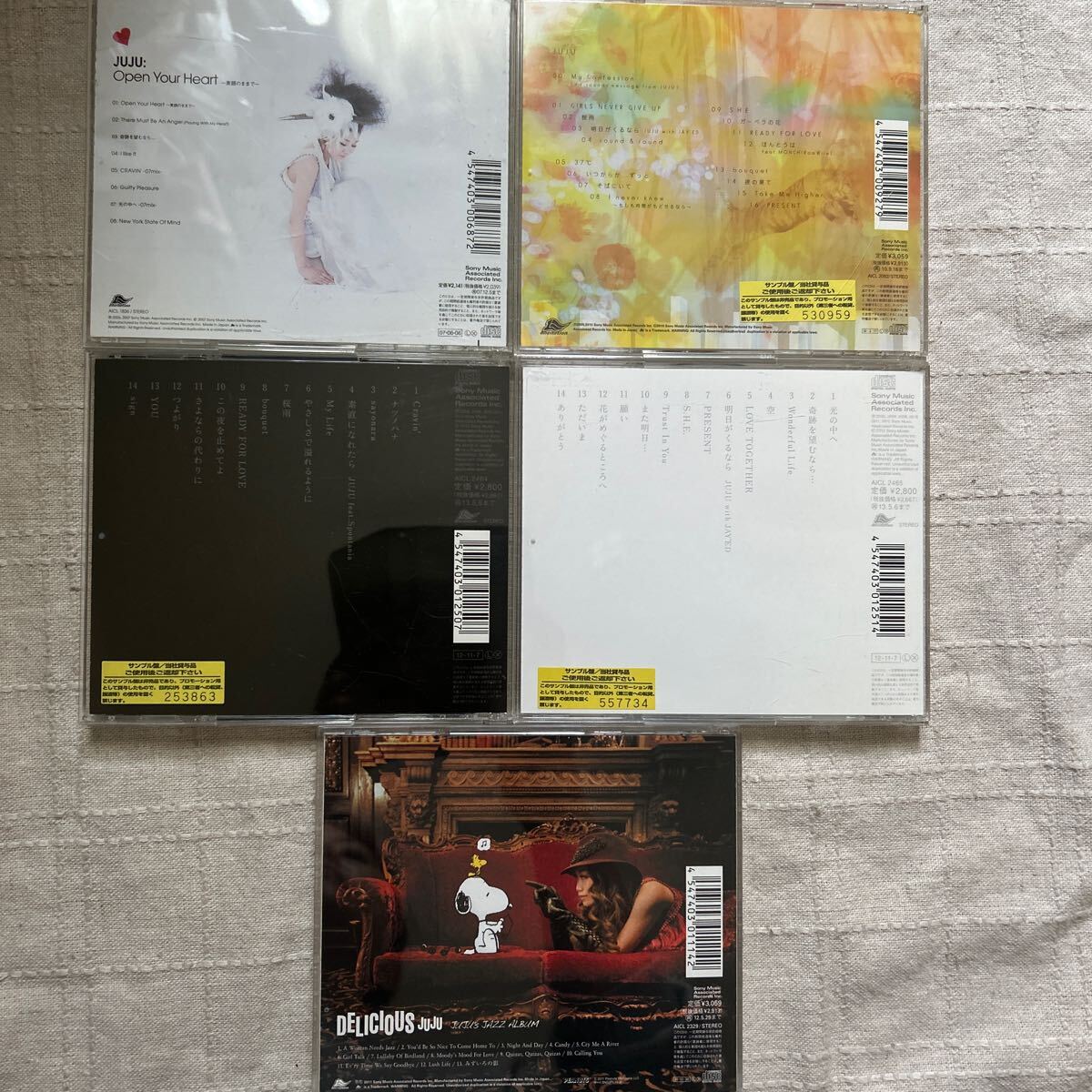 Yahoo!オークション - JUJU CD5枚セット Open Your Heart/JUJU/DELICIO...