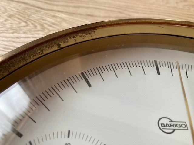 Yahoo!オークション - レア 入手困難 BARIGO バリゴ 真鍮製 時計 温度...