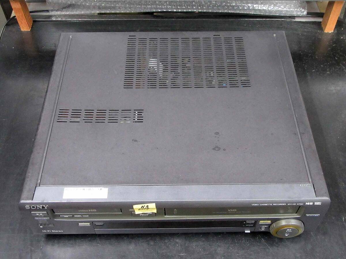 Yahoo!オークション - SONY 高画質Hi8/VHS・整備済保証付WV-H3動作品 ...