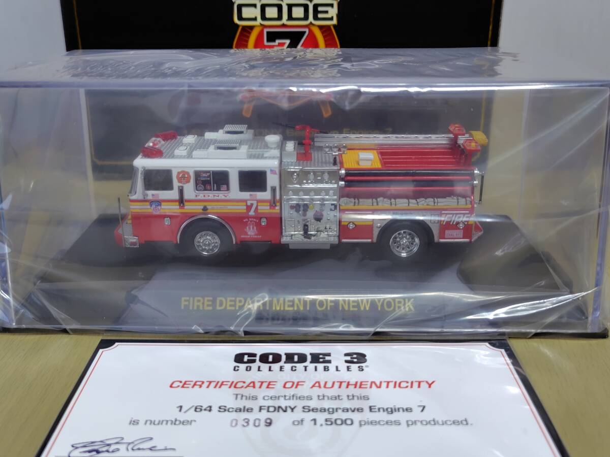 Yahoo!オークション - 絶版希少 限定品 CODE3 1/64 FDNYニューヨーク消...