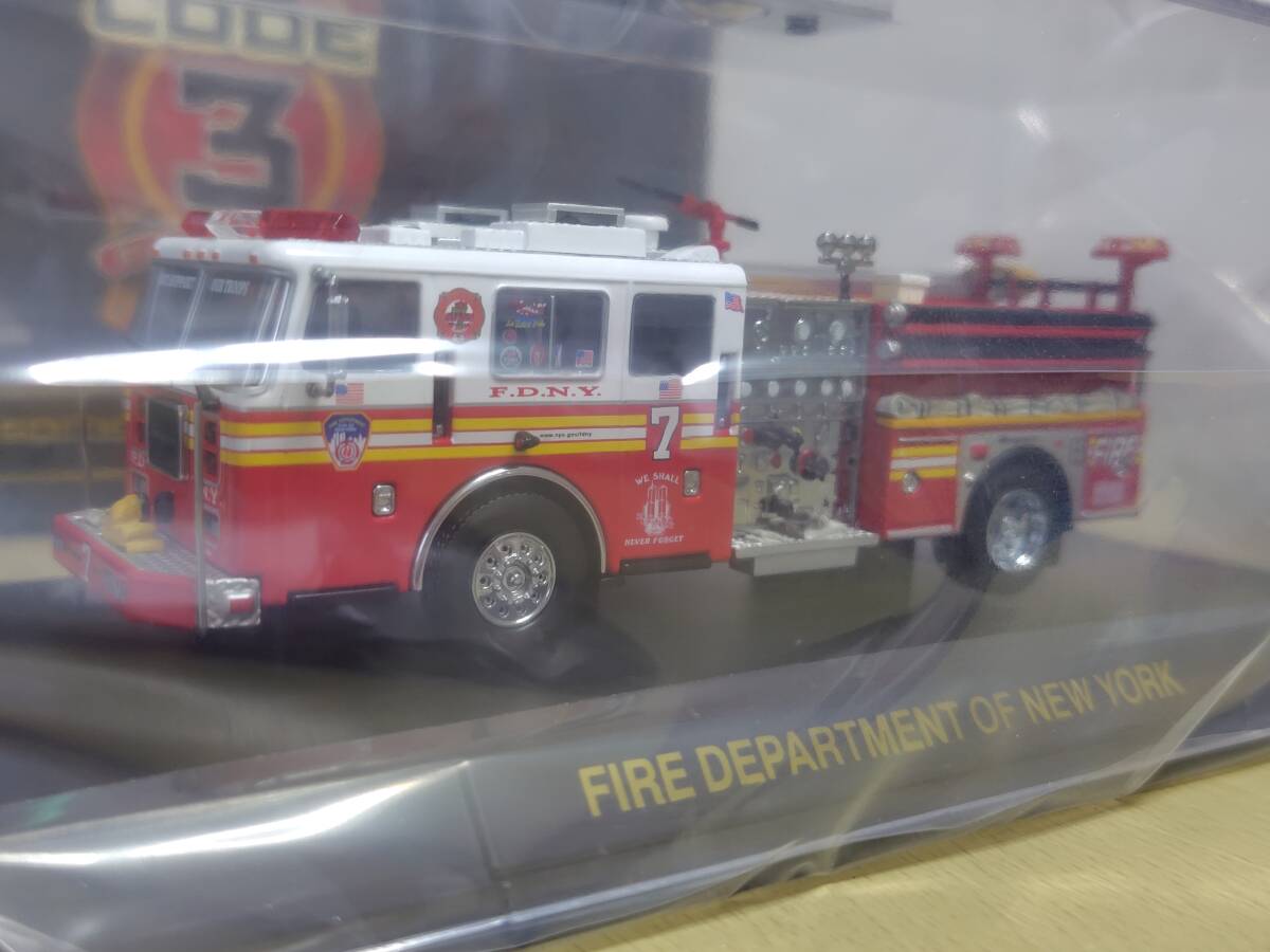 Yahoo!オークション - 絶版希少 限定品 CODE3 1/64 FDNYニューヨーク消...