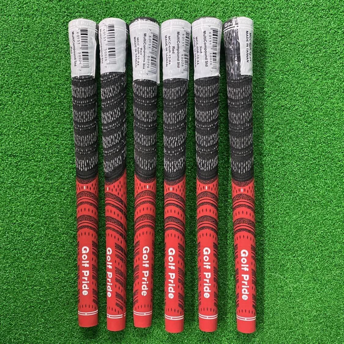 Yahoo!オークション - レッド6本 Golf Pride NEW DECADE MCC 60R バッ...