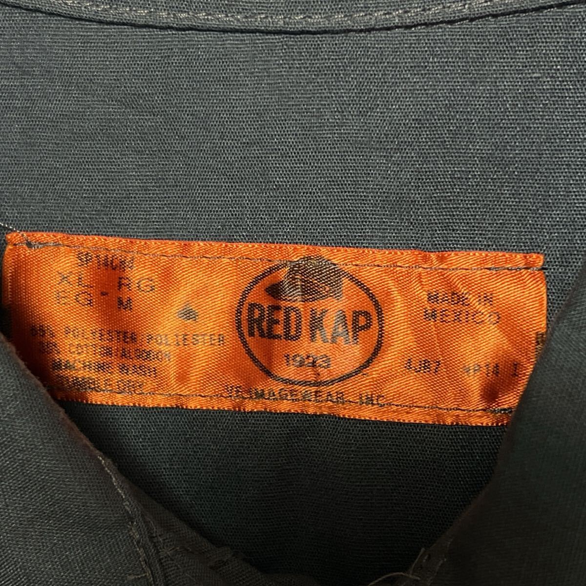 Yahoo!オークション - RED KAP レッドキャップ ワークシャツ 半袖シャ...