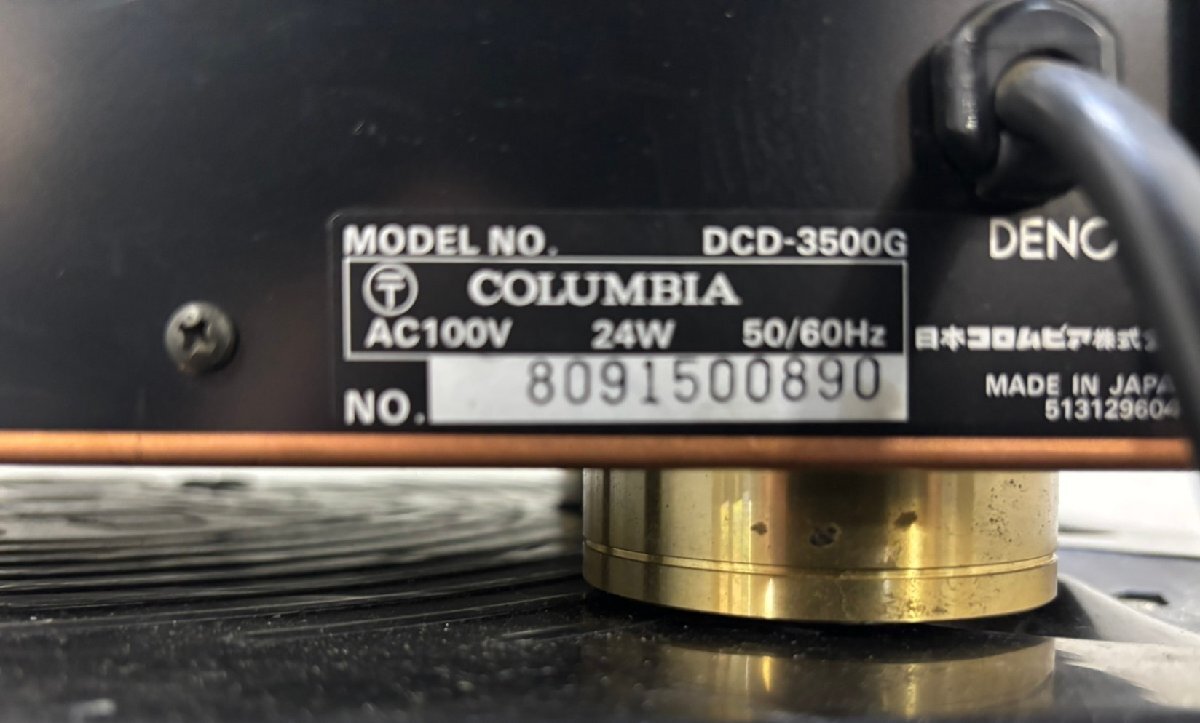 Yahoo!オークション - 【 J 】7512 DENON DCD-3500G CDプレーヤー デノ...