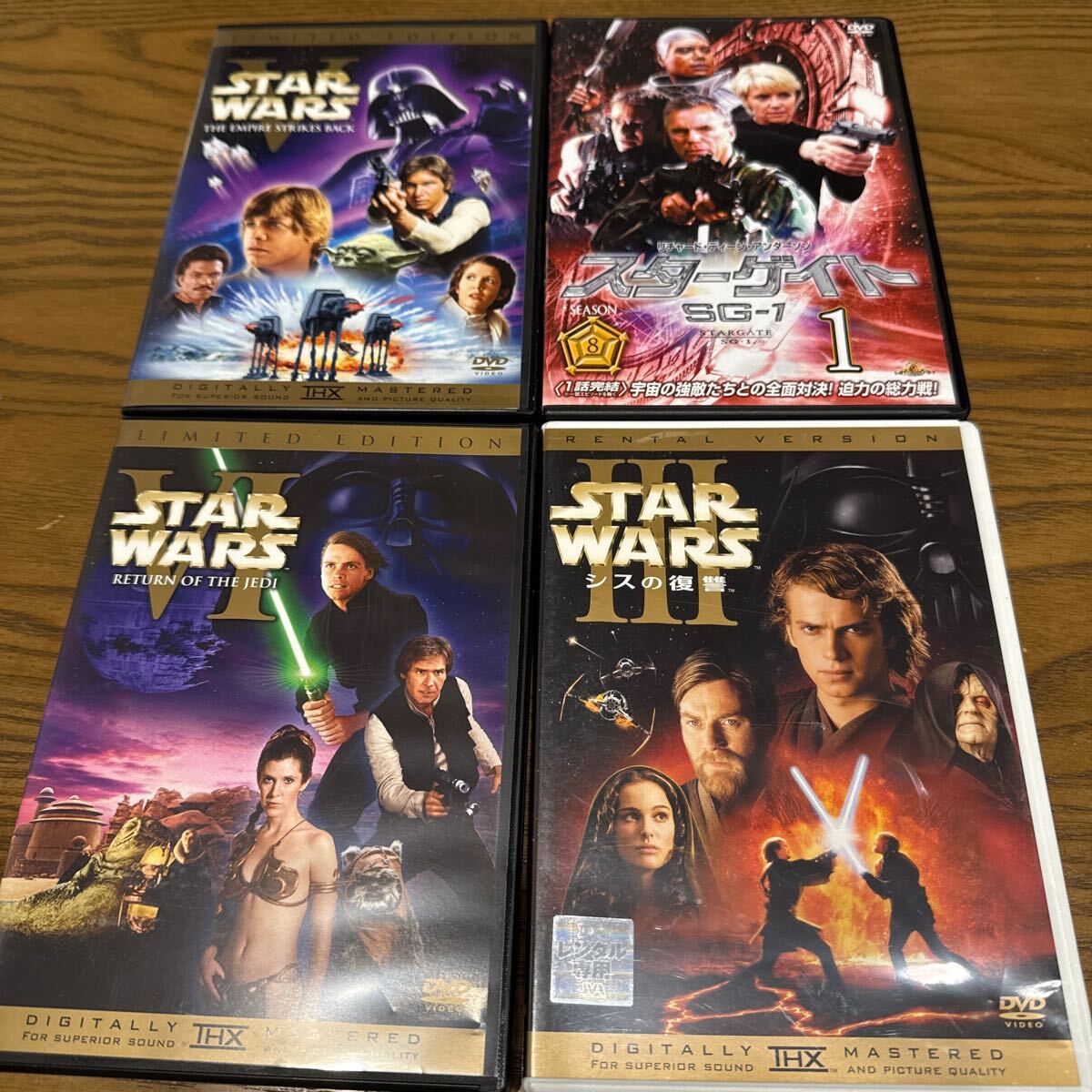 Yahoo!オークション - DVD 4枚セット スターウォーズ エピソード5 帝国...