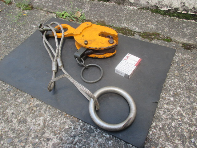 Yahoo!オークション - u996 鉄板吊り クランプ 1TON