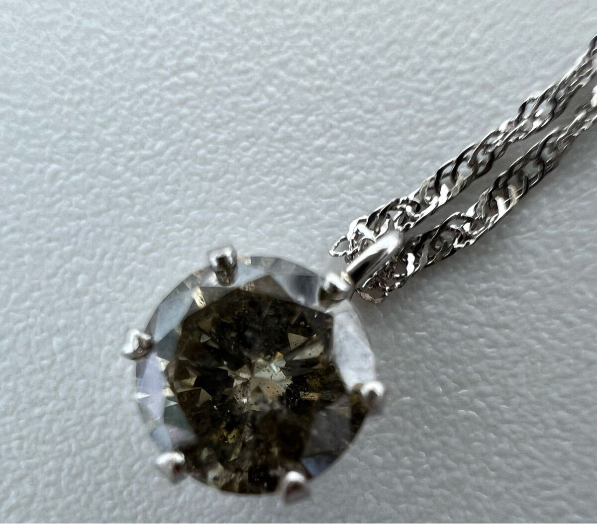 Yahoo!オークション - 1円 Pt850/Pt900 ネックレス ダイヤモンド 0.4ct...