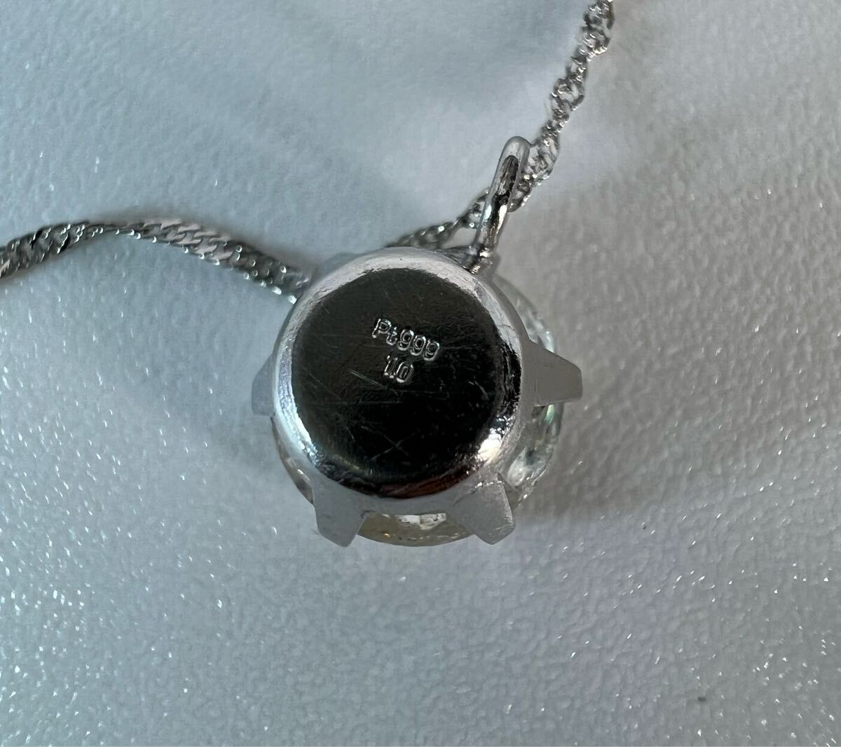 Yahoo!オークション - 1円 Pt850/Pt999 ネックレス ダイヤモンド 1ct 1...