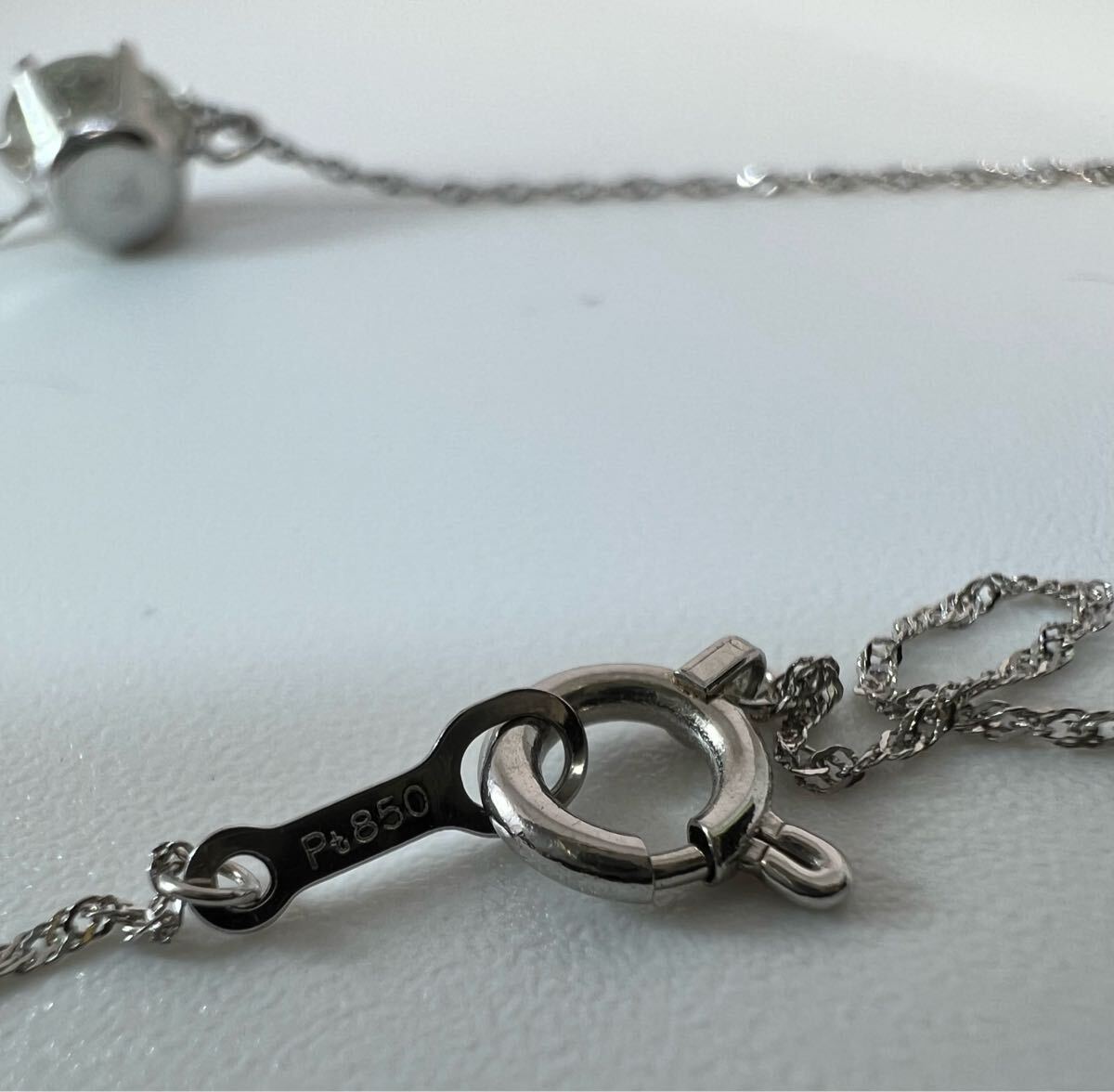 Yahoo!オークション - 1円 Pt850/Pt999 ネックレス ダイヤモンド 1ct 1...