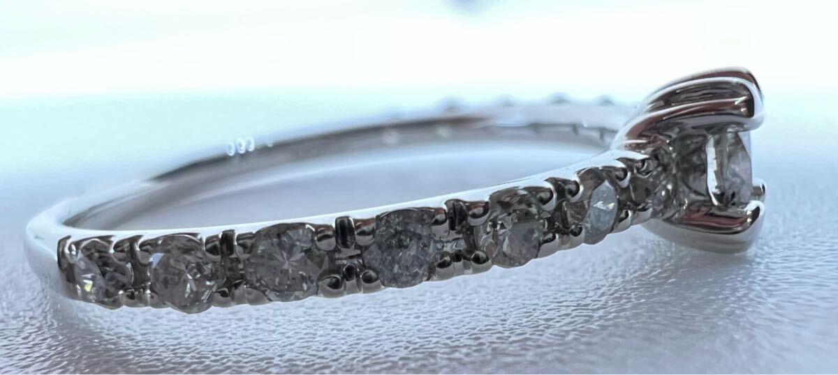 Yahoo!オークション - 1円 Pt900 リング ダイヤモンド 0.5ct 2.18g 13...