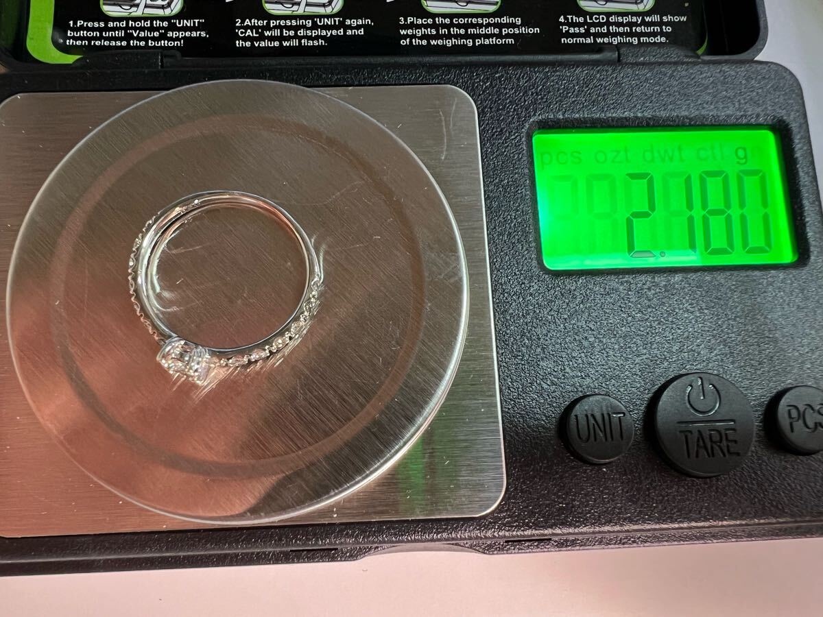 Yahoo!オークション - 1円 Pt900 リング ダイヤモンド 0.5ct 2.18g 13...