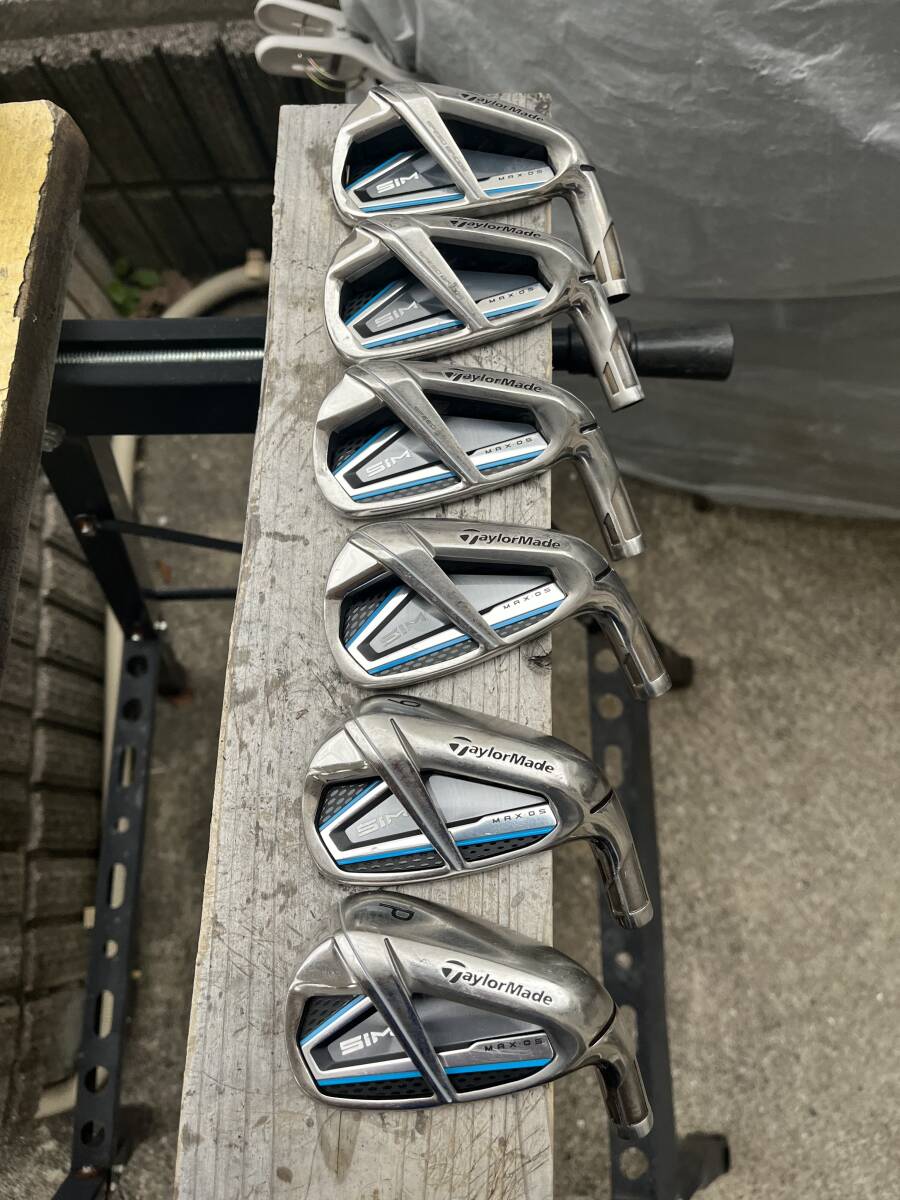 Yahoo!オークション - 中古アイアン テーラーメイド SIM MAX OS アイア...