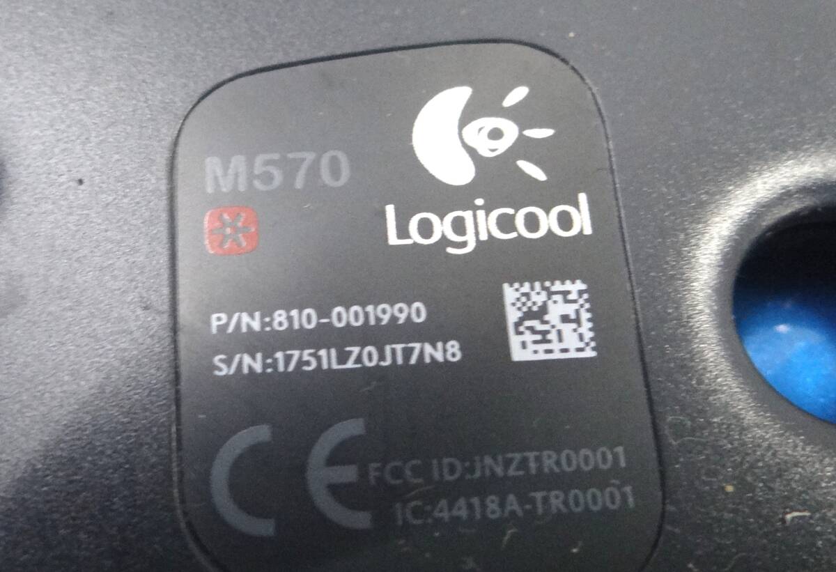 Yahoo!オークション - VT0409 Logicool M570 トラックボール ジャンク...