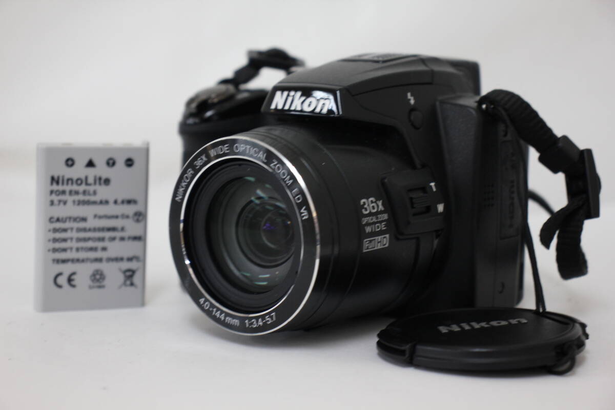 Yahoo!オークション - 【返品保証】 ニコン Nikon Coolpix P500 36x バ...