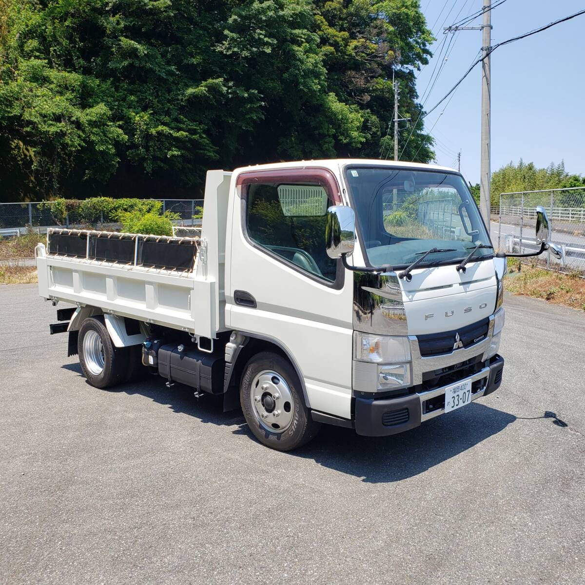 Yahoo!オークション - 売切 3t 低床 強化ダンプ 三菱 キャンター 5MT(3...