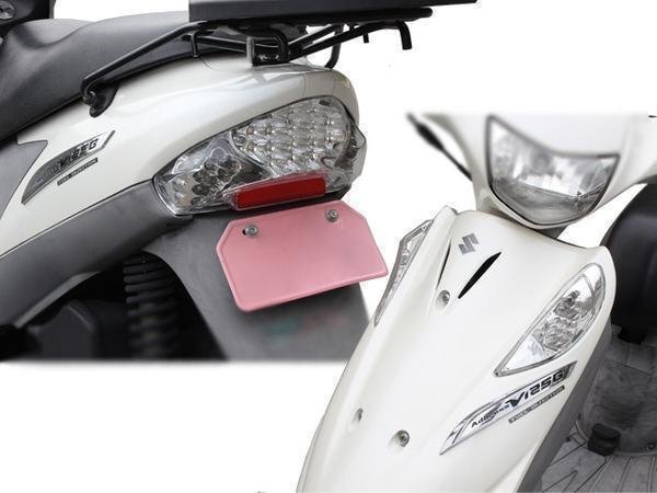 Yahoo!オークション - アドレスV125/G CF46A クリア LEDテールランプ ...