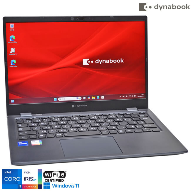 Yahoo!オークション - 軽量 モバイルパソコン Wi-Fi6 dynabook G83/HR ...