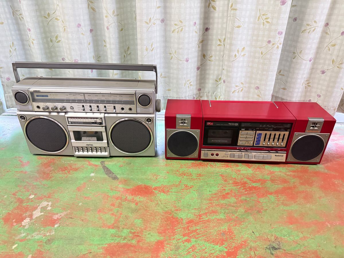 Yahoo!オークション - 1円から ナショナル ラジカセ RX-C48 と RX-5150...