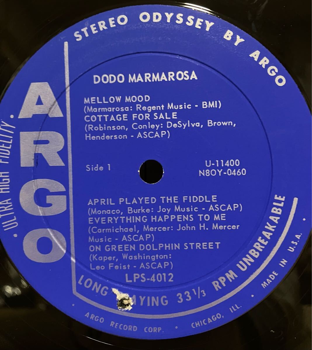 Yahoo!オークション - Dodo Marmarosa/Dodo's Back(ARGO 4012)ORIG