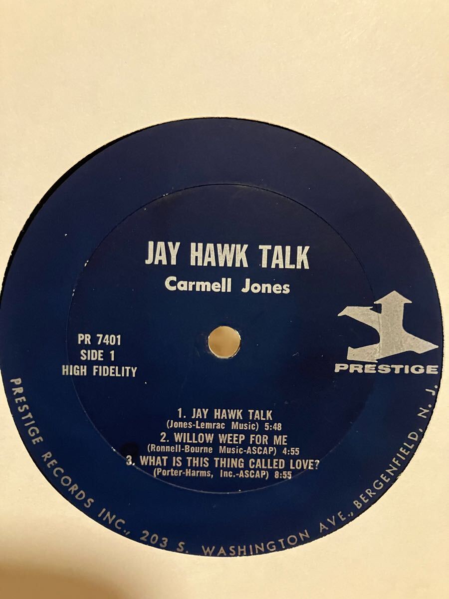 Yahoo!オークション - Carmell Jones/Jay Hank Talk(Prestige 7401)ORI...
