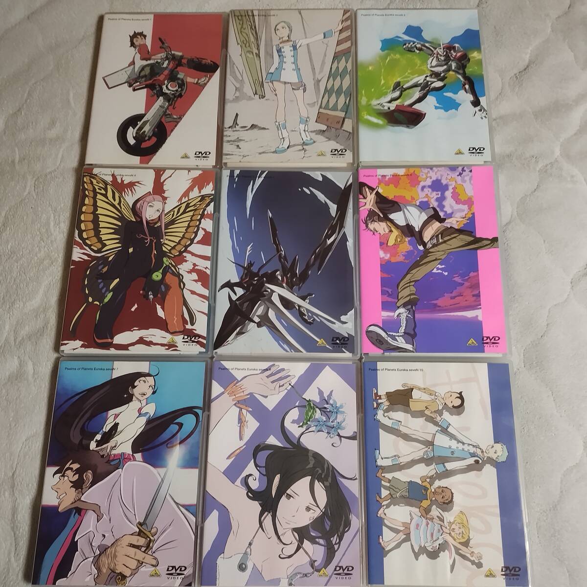 Yahoo!オークション - セル版 DVD 交響詩篇エウレカセブン 1巻～8 10巻...