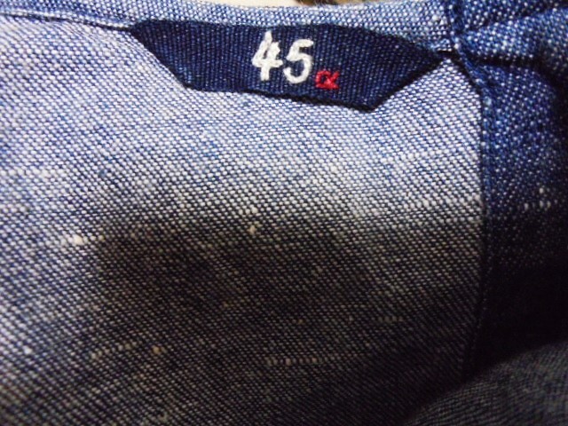 Yahoo!オークション - 良品 45rpm デニムシャツ サイズ1