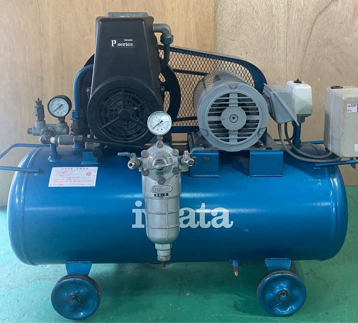 Yahoo!オークション - ANEST IWATA レシプロ エアーコンプレッサー CS...