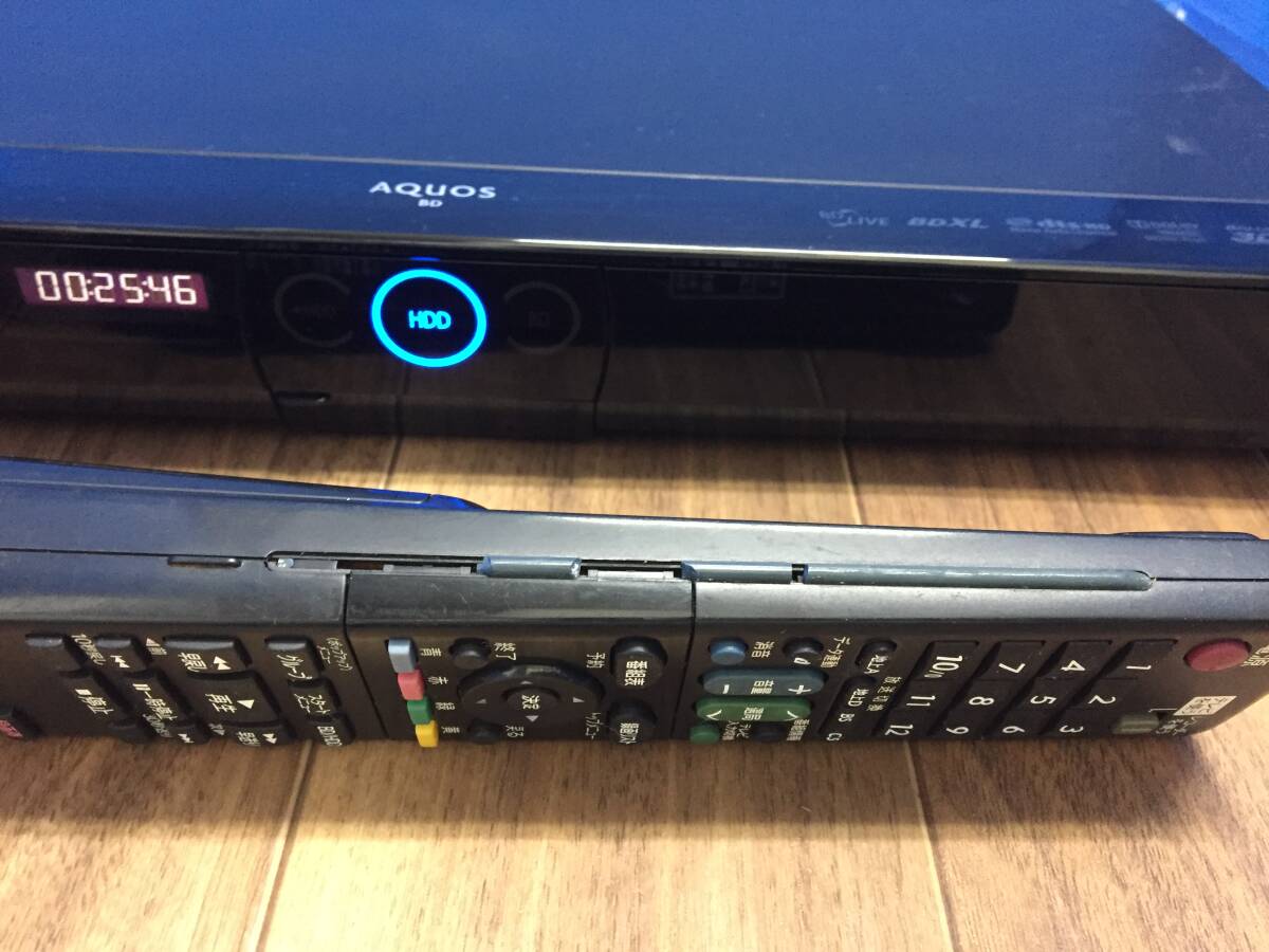 Yahoo!オークション - SHARP BDレコーダー BD-W515 リモコン付き 中古...