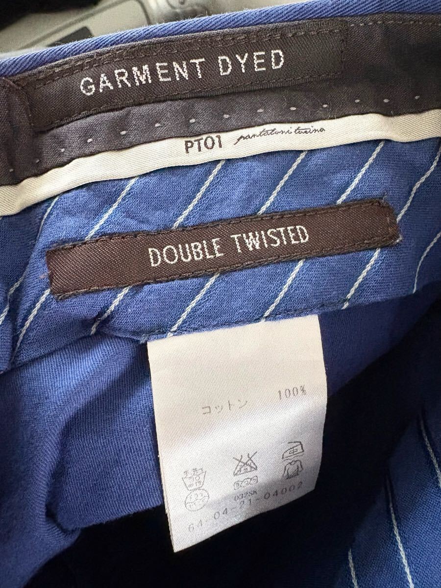 Yahoo!オークション - 美品 PT01 ガーメントダイ パンツ スラックス 46