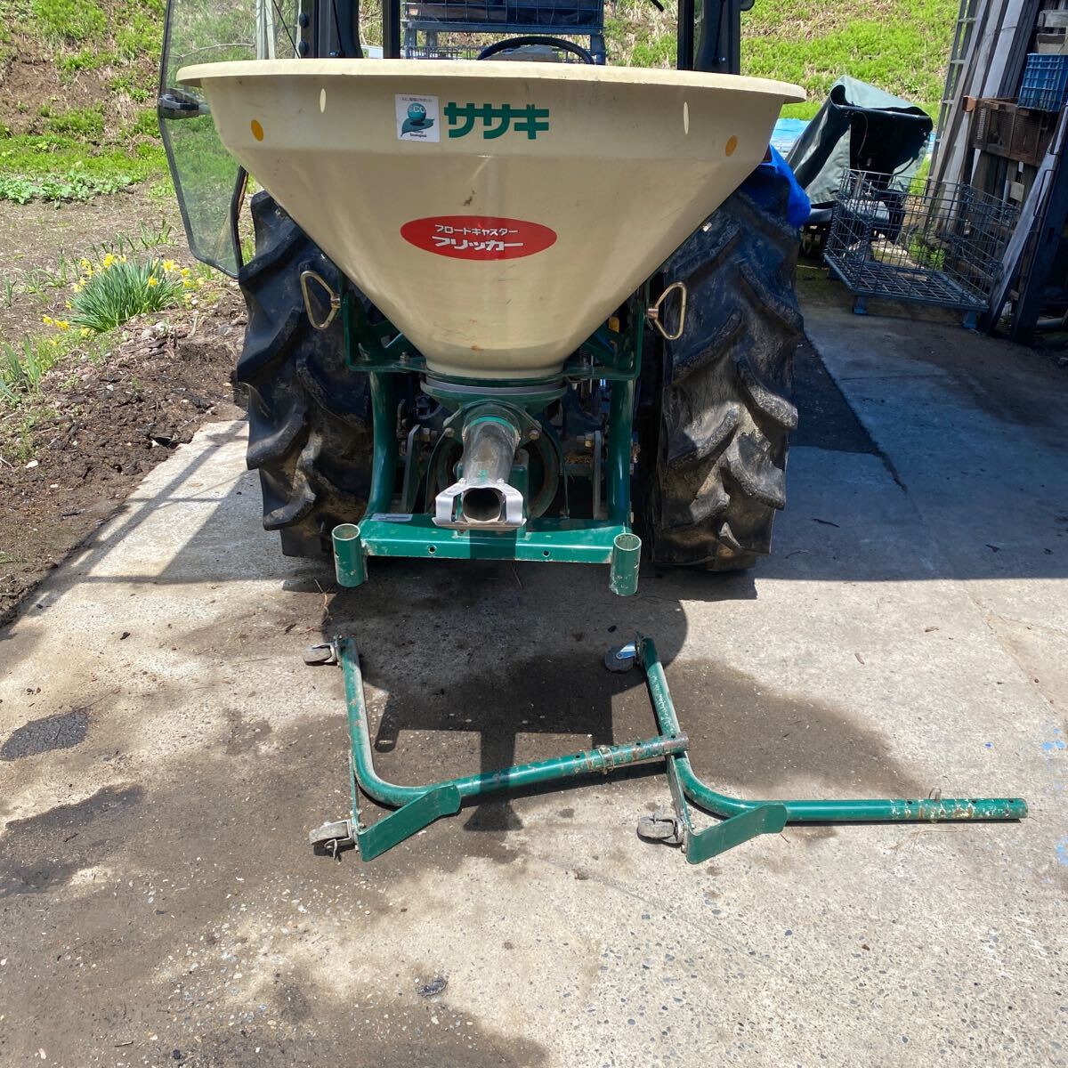 Yahoo!オークション - ササキ BF203 ブロードキャスター 肥料散布機 ト...