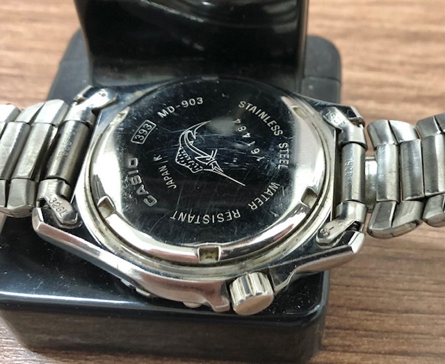 Yahoo!オークション - CASIO カシオ MD-903 時計 腕時計 カジキ アナロ...