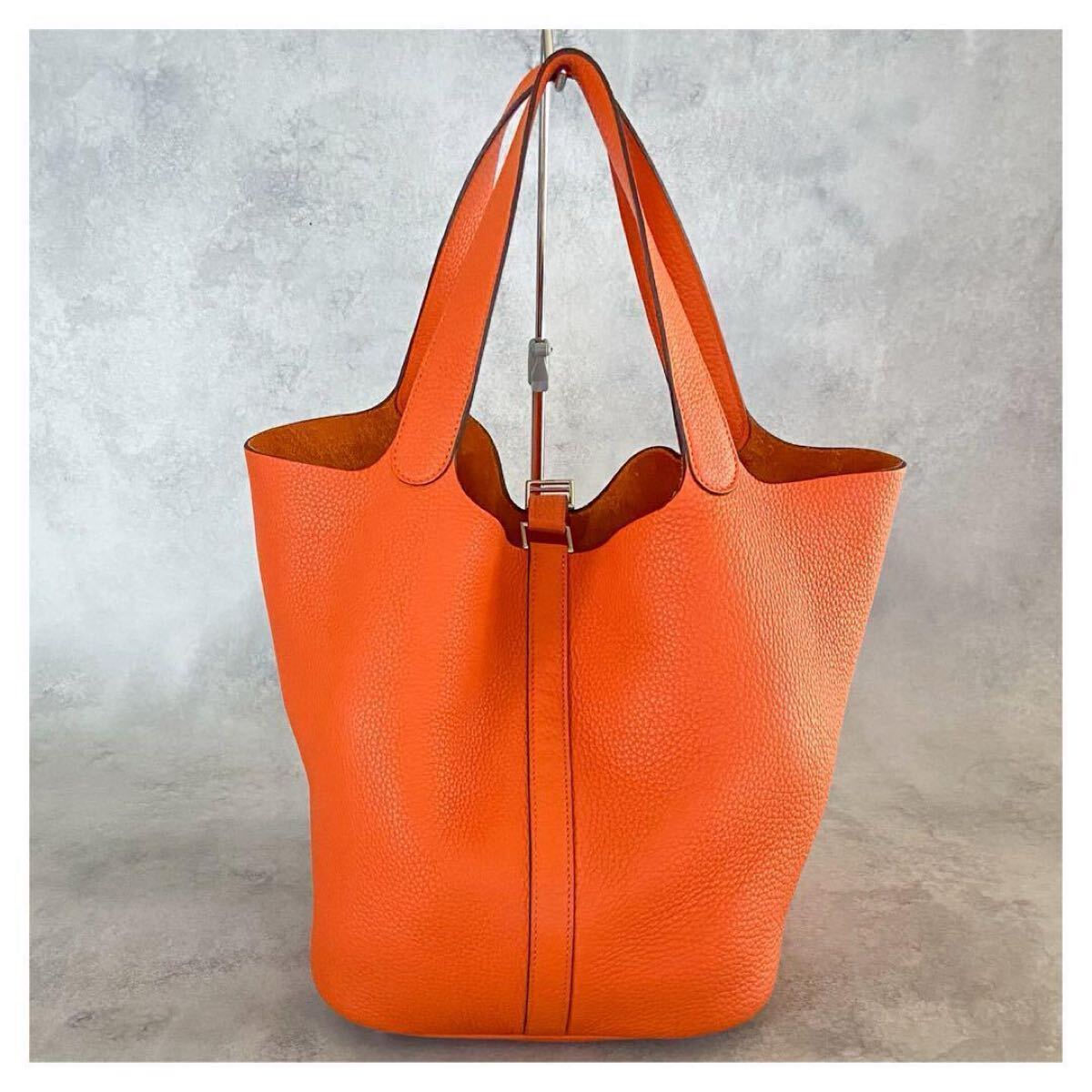 Yahoo!オークション - HERMS エルメス ピコタンロック GM トリヨン オ...