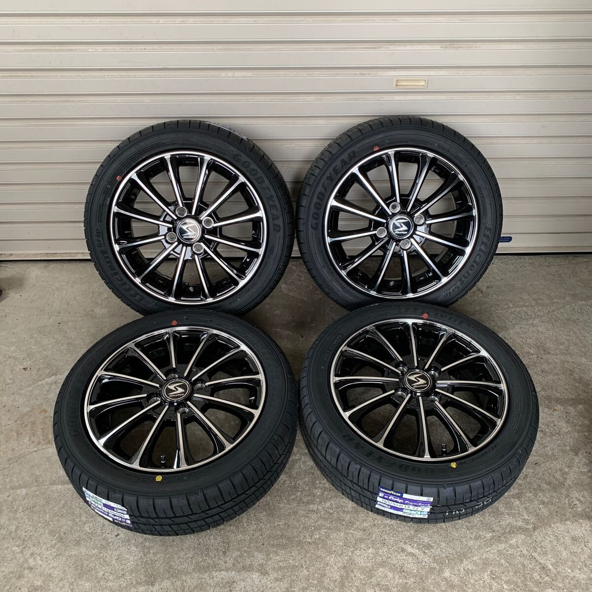 Yahoo!オークション - ストラテジーK102 グッドイヤー165/55R14 Eグリ...