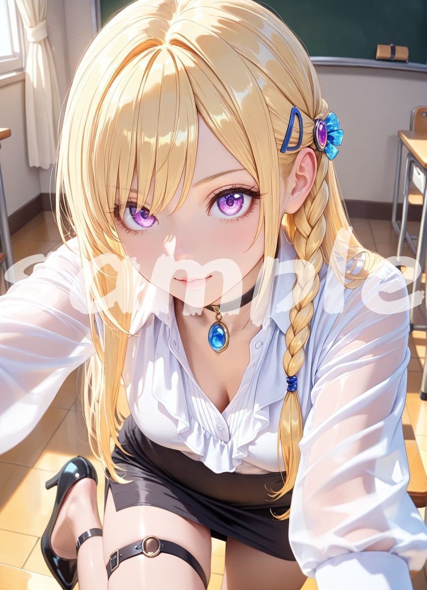 Yahoo!オークション - AI A4ポスター 高画質 一点物 教師 OL コスプレ ...