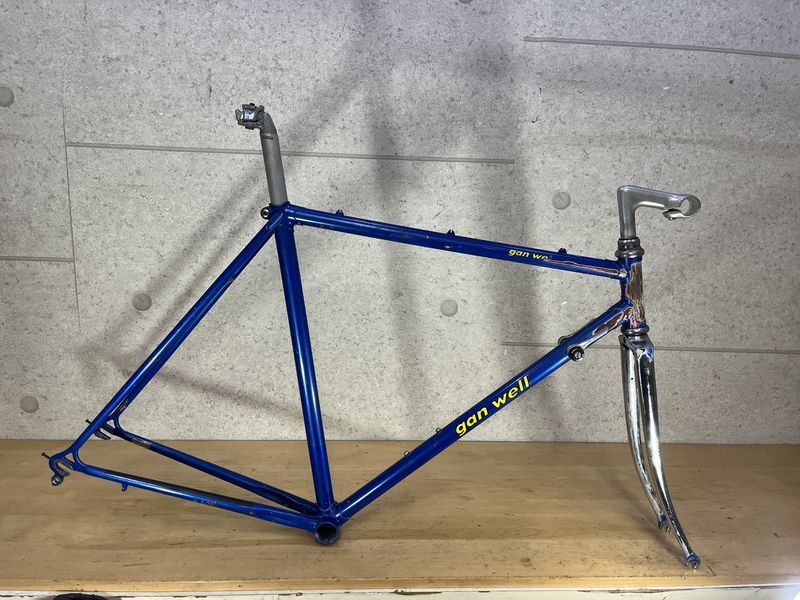 Yahoo!オークション - ganwell クロモリ ロードフレーム
