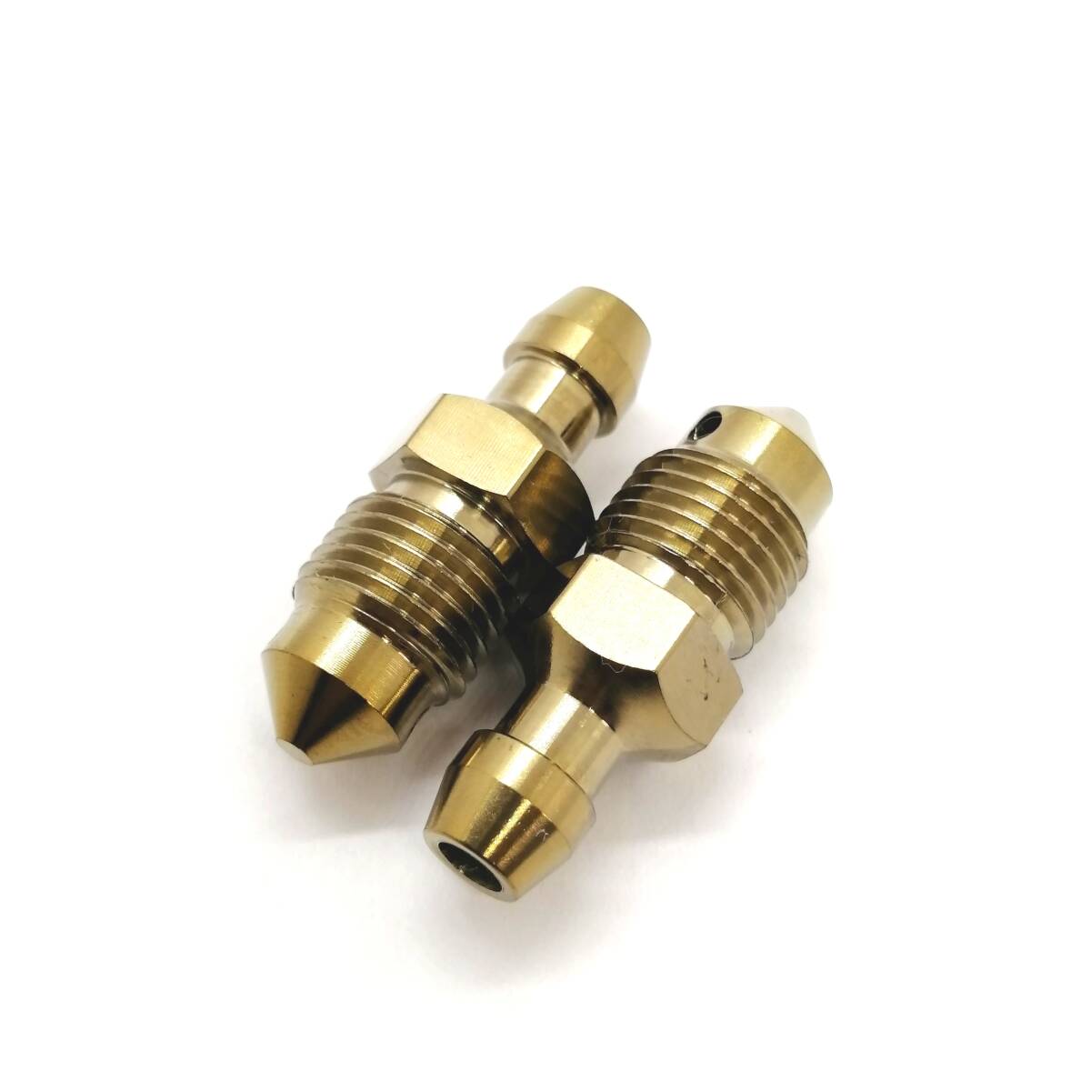 Yahoo!オークション - 64チタン エアブリーダー M10 P1.0 2本 チタン合...