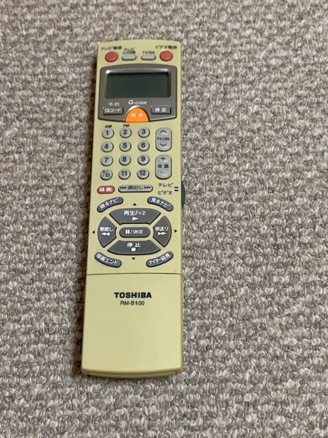 Yahoo!オークション - TOSHIBA ビデオリモコン RM-B100