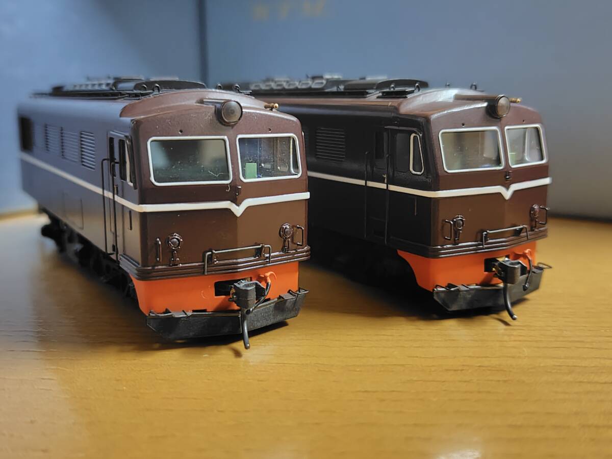 Yahoo!オークション - HO KTM(カツミ) DD50 茶色 2次型 2両