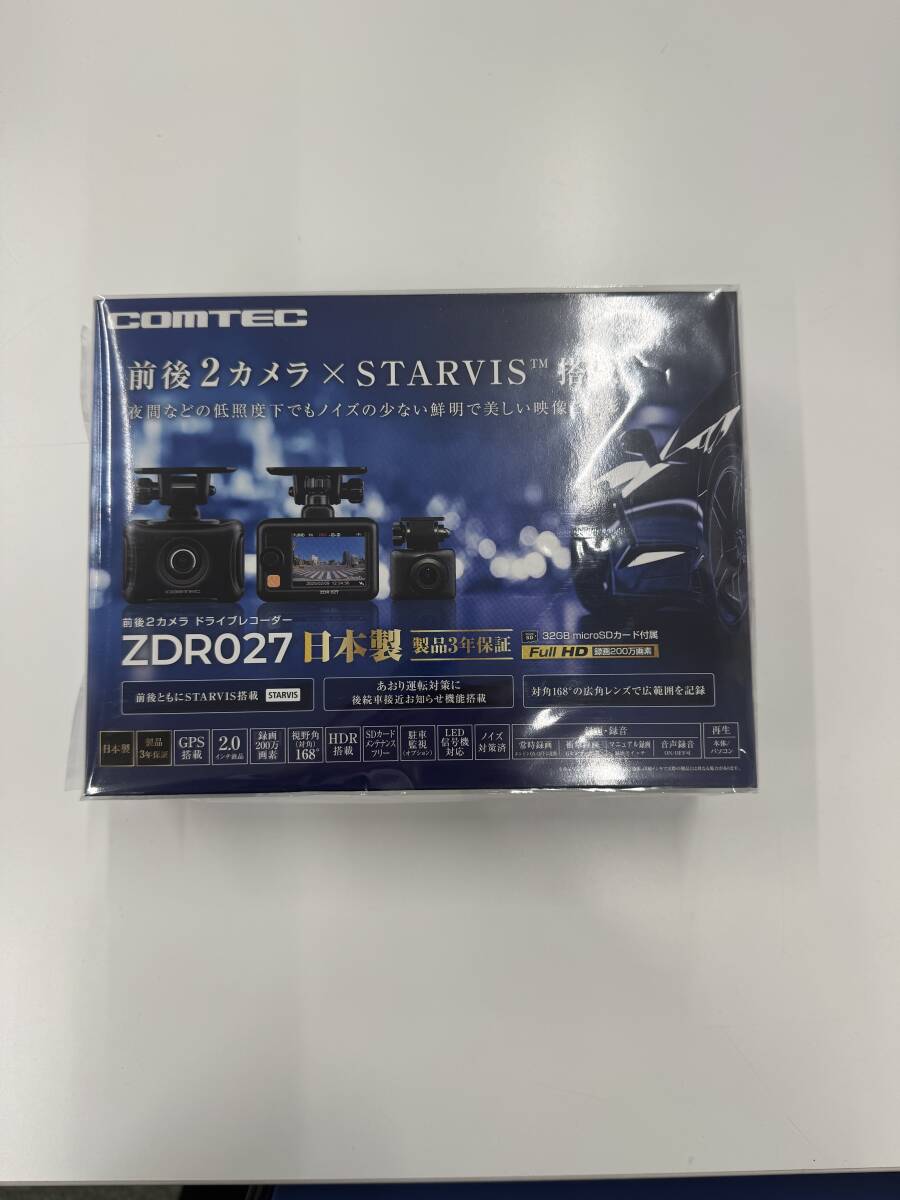 Yahoo!オークション - コムテック ZDR027 前後2カメラドライブレコー...