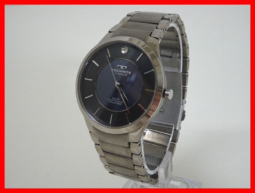 Yahoo!オークション - TECHNOS テクノス T9A95 TITANIUM SOLAR充電 3気...