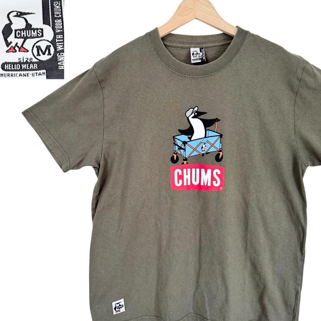 Yahoo!オークション - 即決 サイズM CHUMS 半袖Tシャツ カットソー ト...