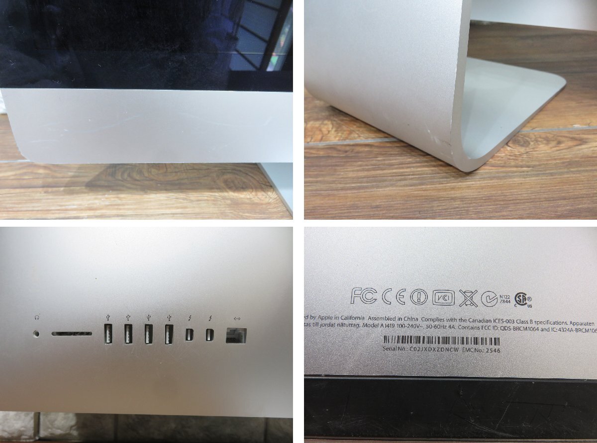 Yahoo!オークション - ≪中古品≫iMac27 Ci5-3.2G/32G/1T クタクタ [t...